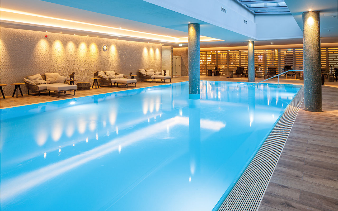 Im schönen Pool des Titanic Hotels und dem dazugehörigen Spa entspannen ...