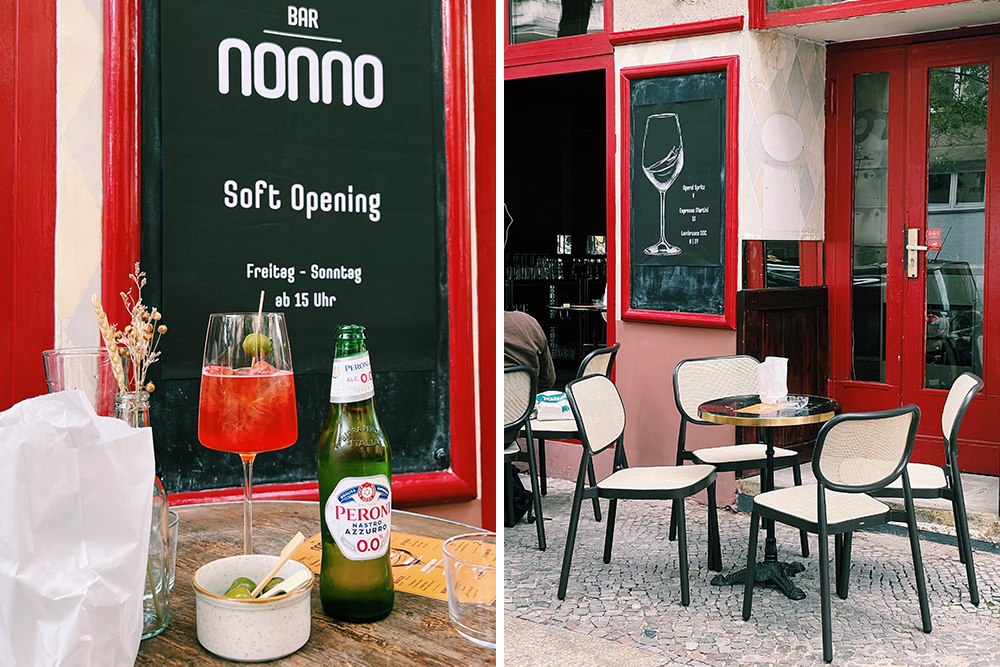 Vino, Spritz und mehr beim Aperitivo in der Bar Nonno in Schöneberg ...