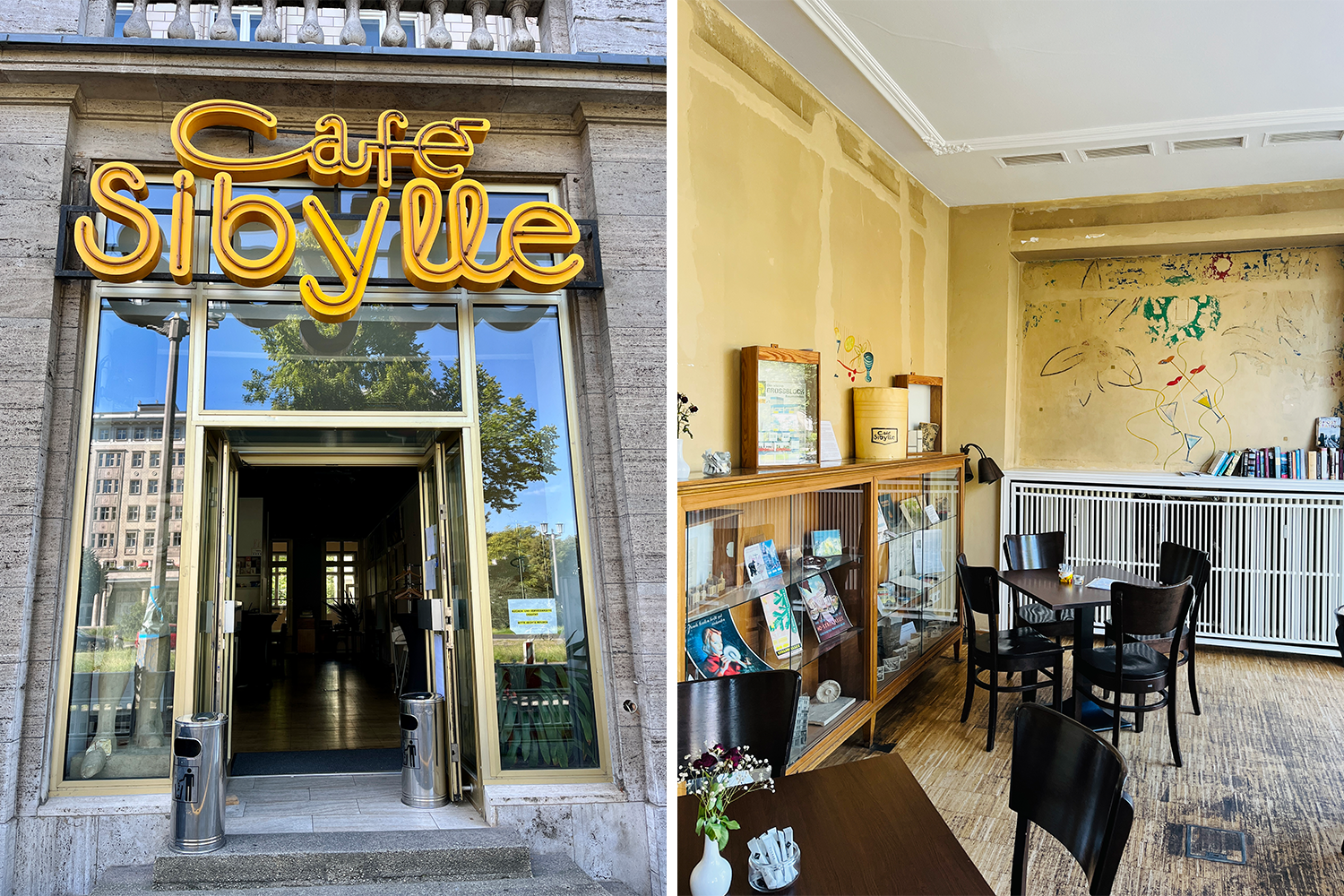 Im originalen Retro-Look der 50er Kaffee trinken im Café Sibylle | Mit ...