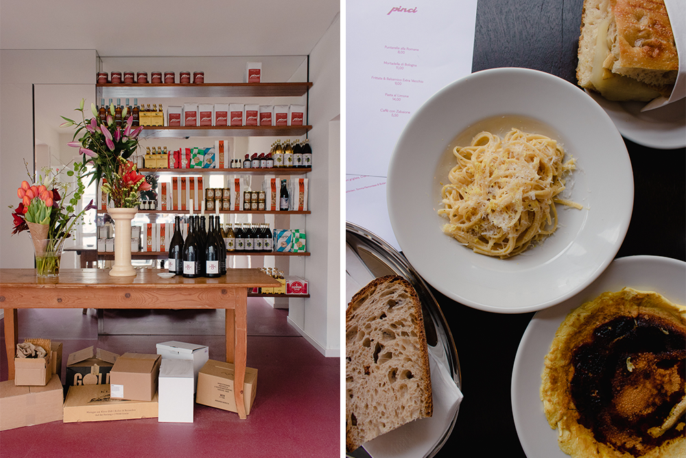 Pasta, Foccacia und Drinks: Essen und trinken in der Tagesbar Pinci in ...